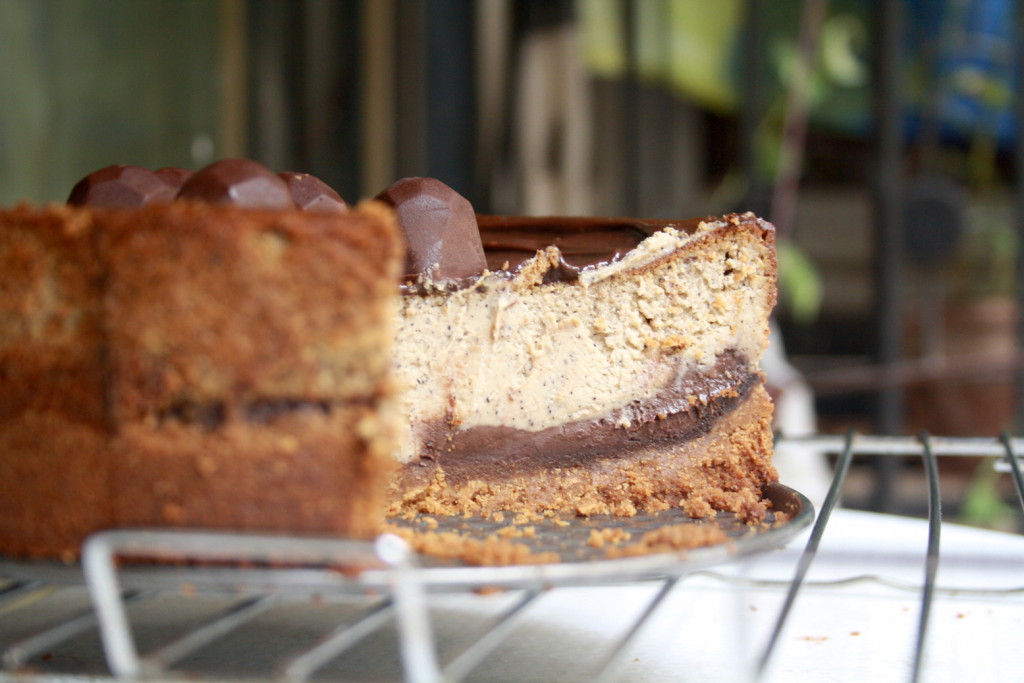 Coffee Cheesecake with Tiramisu Bon Bons – The Desserted Girl