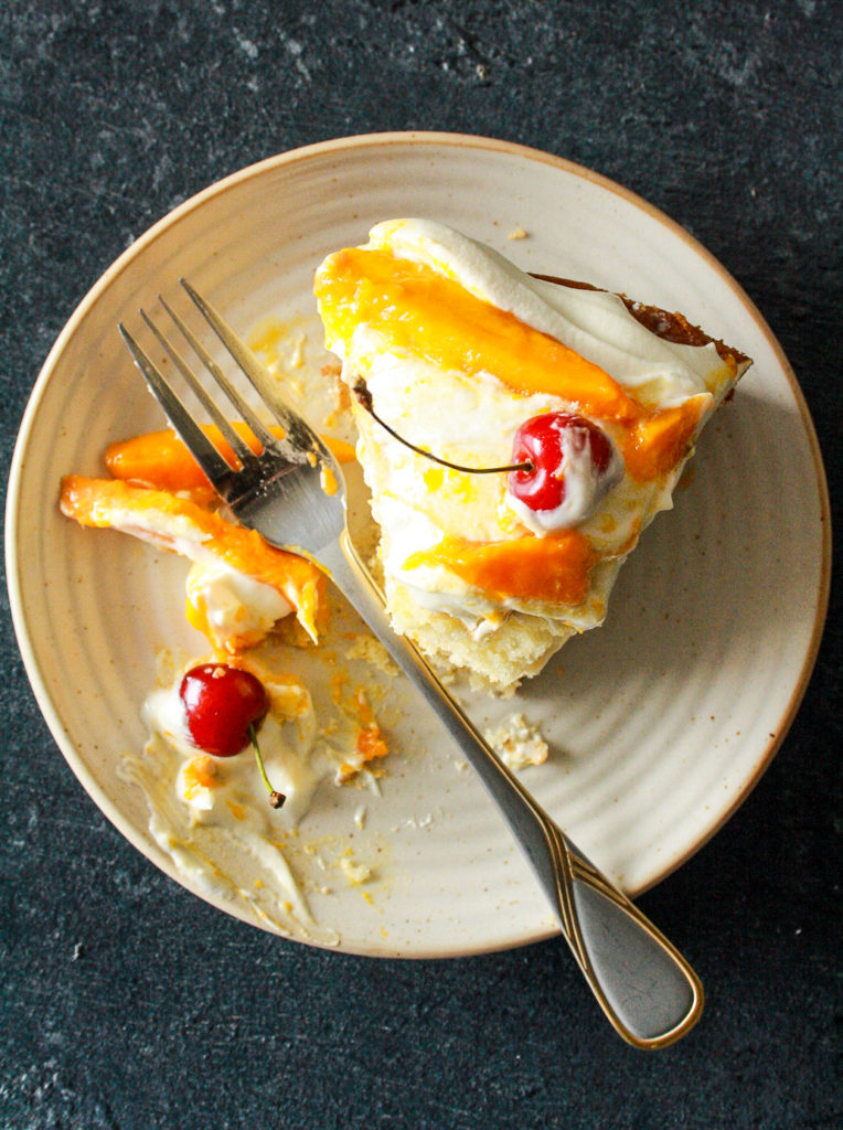 Mango Layer Cake with Cream Cheese Frosting – The Desserted Girl