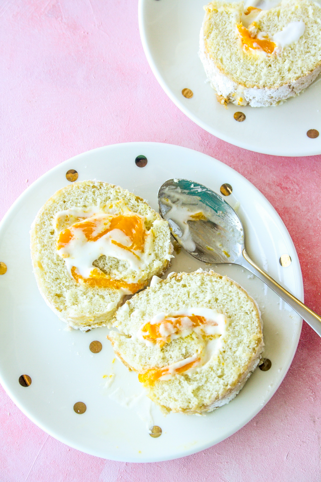 Mango & Cream Roll Cake