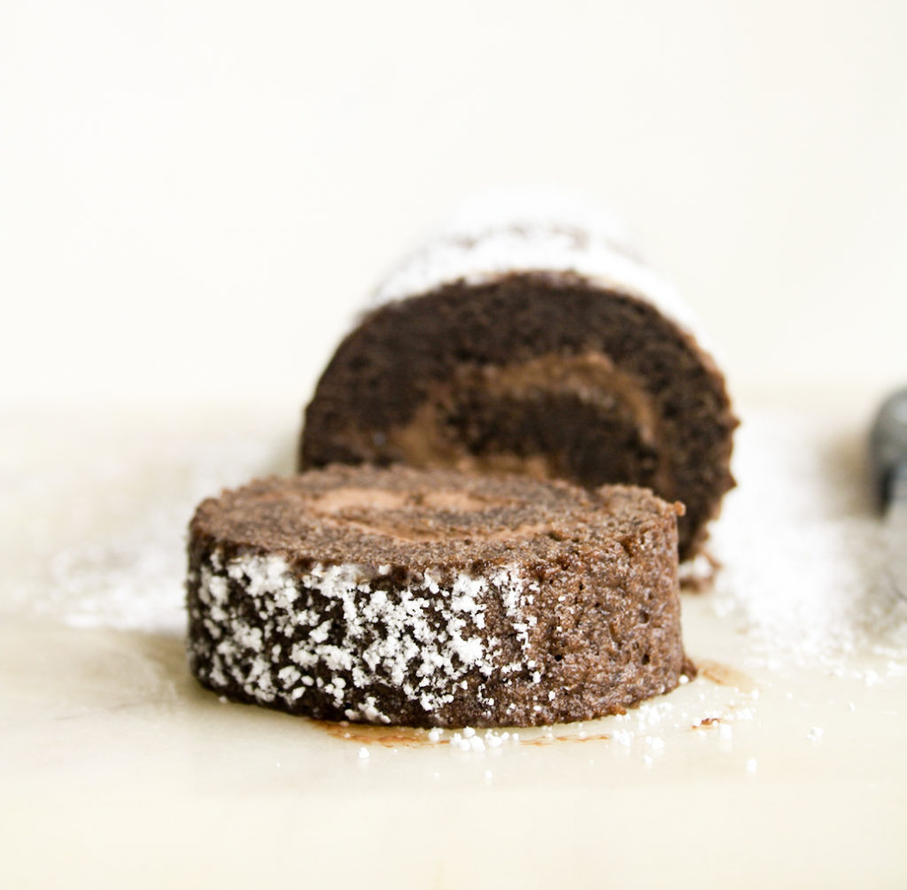 Chocolate Roll Cake – The Desserted Girl