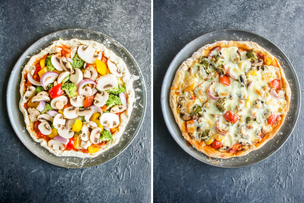 Loaded Veggie Pizza – The Desserted Girl