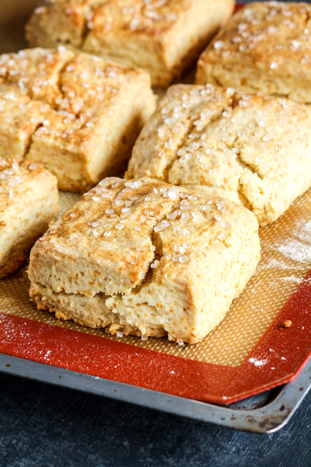 Strawberry Sour Cream Shortcakes – The Desserted Girl