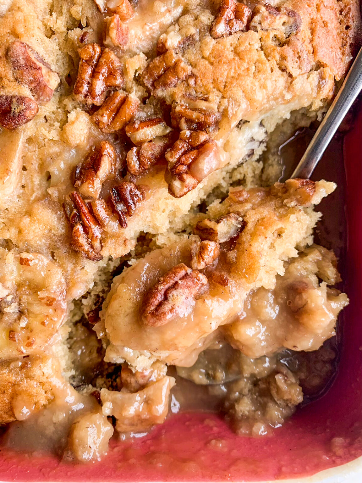 Banana Pecan Self-Saucing Pudding – The Desserted Girl