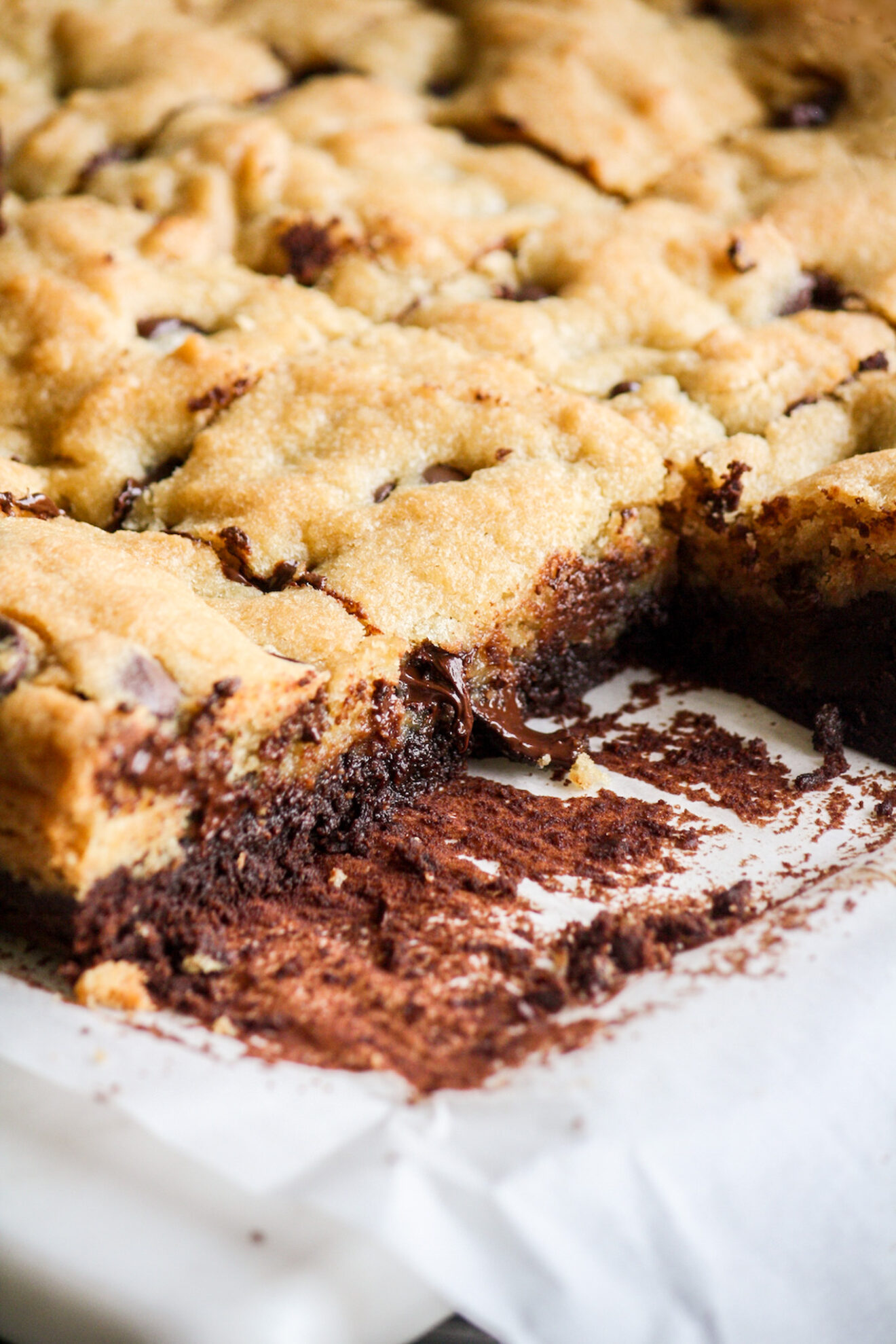 Chocolate Chip Brookies – The Desserted Girl