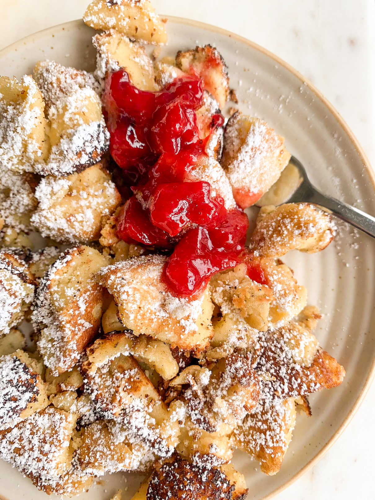 Kaiserschmarrn – An Austrian shredded pancake – The Desserted Girl
